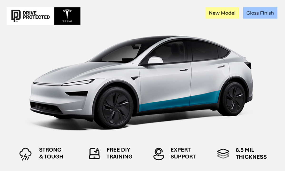 Model Y Rocker Panel Defense+™ : PPF Kit for Optimal Defense