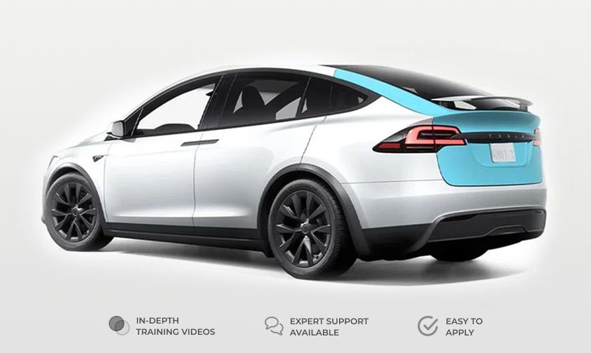 Tesla Rear Hatch Individual Defense Paint Protection Kit