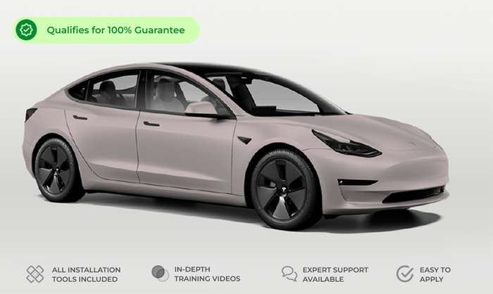 Matte Finish Paint Protection Film Wrap for Tesla Model 3